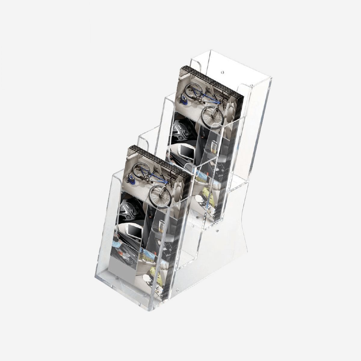 Stalak za letke/brošure stolni 1/3 A4 x 4 - Cijena